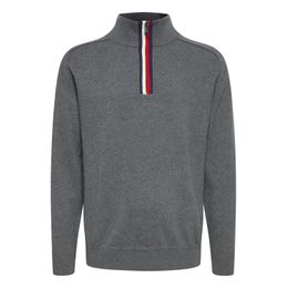 FQ1924 Herren Troyer "Troyer FQKyle", grau, Gr. M, Obermaterial: 87% Baumwolle CO. 13% Polyester PES., Pullover