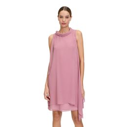 Vera Mont Damen Cocktailkleid "Damen Cocktailkleid ohne Arm", rosa, Gr. 46, Chiffon, Obermaterial: 100% Polyester. Futter: 100% Polyester., Kleider,