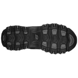 Skechers Damen Sneaker "D ́Lites - Biggest Fan", Gr. 35, grau, Leder, Synthetik, Textil, Schuhe, Freizeitschuh, Halbschuh, Schn&uuml;rschuh im trendigen