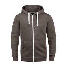 !Solid SOLID Herren Kapuzensweatjacke "Kapuzensweatjacke SDOlli", braun, Gr. L, Obermaterial: 80% Polyester PES. 20% Baumwolle CO., Sweatjacken