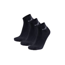 Replay Herren Kurzsocken "Socken 3er Pack", Gr. 39, schwarz, Obermaterial: 76% Baumwolle CO. 16% Polyester PES. 7% Polyamid PA. 1% Elasthan EL.,