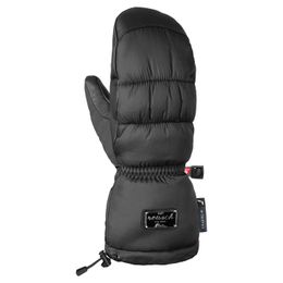 Reusch Damen F&auml;ustlinge "Puffy R-TEX XT Mitten", schwarz, Gr. 6,5, unifarben, 70% Polyester, 30% Lederimitat, Handschuhe, mit wasserdichter,