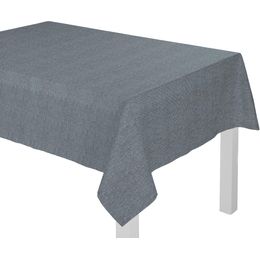 Tischdecke WIRTH, B:220cm L:130cm, blau, Baumwolle, Polyester, Tischdecken, "Torbole"