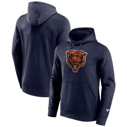 Fanatics Damen Kapuzenpullover "Fanatics Hoodie Chicago Bears Primary Logo Graphic", blau, Gr. S, 80% Baumwolle, 20% Polyester, Pullover