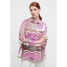 Eterna Damen Hemdbluse "OVERSIZE FIT"pflaume, Gr. 36, 100% cotton, Blusen