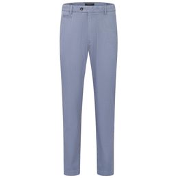 Bugatti Herren Chinohose, blau, Gr. 31, unifarben, 86% Baumwolle, 11% Polyester, 3% Elasthan, Hosen, mit Stretchfunktion