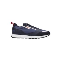 Hugo Herren Sneaker "Sneaker Icelin Runn pumf", Gr. 42, blau, Obermaterial: 100% Polyester PES. Futter: 100% Polyester PES. 75% EVA EVA. 25% Gummi