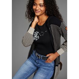 Laura Scott Damen Lederg&uuml;rtel, schwarz, Basic, Gr. 125, unifarben mit Farbeinsatz, Rindsleder, G&uuml;rtel, f&uuml;r Damen im feminin zeitlosem Design - NEW -