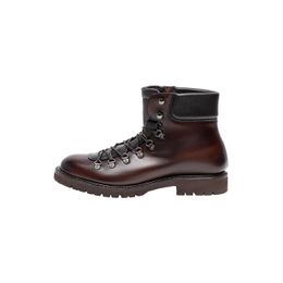 Henry Stevens Herren Schn&uuml;rboots "Barkley HB3", Gr. 42, schwarz, Kalbsleder, Schuhe