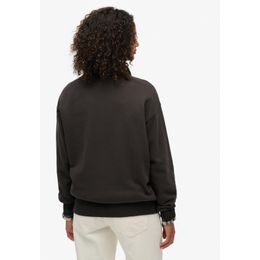 Superdry Damen Sweatshirt "EMBELLISHED VL LOOSE CREW", schwarz, Gr. M, bedruckt, unifarben, Sweatware, Obermaterial: 100% Seide, Sweatshirts, aus