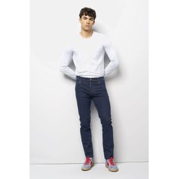 MEYER Herren 5-Pocket-Jeans "M5 Five Pocket", blau, Gr. 40, unifarben, 63% Baumwolle, 34% Polyester, 3% Elasthan, Jeans, M5 Five aus Denim