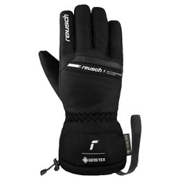 Reusch M&auml;dchen Skihandschuhe "Sprint GORE-TEX Junior", schwarz-wei&szlig;, Gr. 4,5, mehrfarbig, 90% Polyester, 10% Polyurethan, Handschuhe, mit