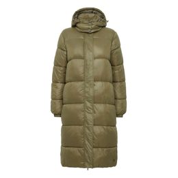oxmo Damen Schneejacke "Steppmantel OXAbby", gr&uuml;n, Gr. 38, Obermaterial: 100% Nylon NY., M&auml;ntel