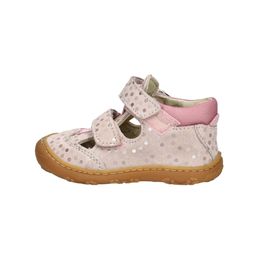 Pepino Baby Lauflernschuh "Pepino Halbschuhe Leder/Textil", Gr. 21, rosa, Leder, Textil, Schuhe