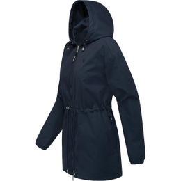 Ragwear Damen Outdoorjacke "Monadissimo B", blau, Basic, Gr. XXL, Obermaterial: 65% Polyester, 35% Baumwolle; Innenfutter: 100% Polyester, Jacken,