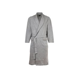 Bademantel BOSS, grau, Obermaterial: 100% Baumwolle CO., Hausm&auml;ntel, "Bademantel"