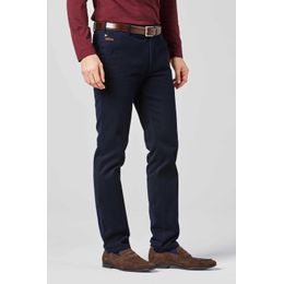 MEYER Herren Chinos "Bonn", blau, Gr. 56, unifarben, 98% Baumwolle, 2% Elasthan, Hosen, Super-Stretch Winter Twill