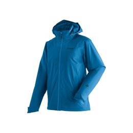 Maier Sports Herren Regenjacke "Metor Therm Rec M", blau, Gr. 26, 100% Polyester (recycled), Jacken, warme Herren Jacke mit Kapuze, Winterjacke