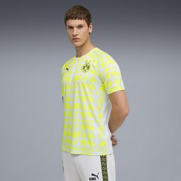 Puma Herren Trainingsshirt "Borussia Dortmund Aufw&auml;rmtrikot Herren", gelb, Gr. S, bedruckt, Obermaterial: 100% Polyester, Shirts