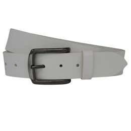 AnnaMatoni Herren Lederg&uuml;rtel "AnnaMatoni Lederg&uuml;rtel Storm Lederg&uuml;rtel Storm", wei&szlig;, Gr. 100, 100% Leder, G&uuml;rtel