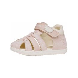 Geox Baby Lauflernschuh "Geox Halbschuhe Leder/Synthetik", Gr. 21, rosa, Leder, Synthetik, Schuhe