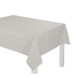 Tischdecke WIRTH, B:120cm L:120cm, braun, Baumwolle, Polyester, Tischdecken, "Telfort"