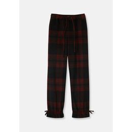 Madeleine Mode MADELEINE Damen Jogger Pants "Hose Karohose im Jogg-Pants-Style", schwarz, Gr. 40, Obermaterial: 50% Polyester PES. 50% Wolle WO., Hosen