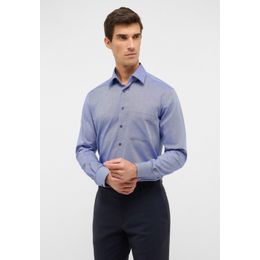 Eterna Herren Langarmhemd "MODERN FIT", blau, Gr. 41, 100% Baumwolle, Hemden, NON IRON (b&uuml;gelfrei)