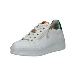 Gabor COMFORT Damen Sneaker "Gabor Comfort Sneaker Nappaleder", Gr. 39, wei&szlig;, Nappaleder, Schuhe