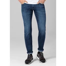 Timezone Herren Slim-fit-Jeans "Slim EduardoTZ", blau, Gr. 30, 99% Baumwolle 1% Elastan, Jeans