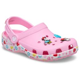 Crocs Kinder Clog "Kids' Minnie Mouse and Friends Classic Clog", Gr. 28, rosa, Croslite , Schuhe, Hausschuh mit Jibbitz -Ansteckern mit