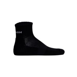Salomon Herren Kurzsocken "Socken EVASION ANKLE 2P 2er Pack", Gr. 45, schwarz, Obermaterial: 75% Baumwolle CO. 22% Polyamid PA. 3% Elasthan EL.,
