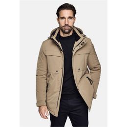 NEW CANADIAN Herren Outdoorjacke "CO-3", braun, Gr. 29, unifarben, 100% Polyester, Jacken, mit Fleece-Einsatz am Innenkragen