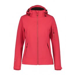 Icepeak Damen Softshelljacke "D SOFTSHELLJACKE BATHGATE"raspberry 2, Gr. 38, Softshell, Obermaterial: 100% Polyester, Jacken, Wasserabweisend