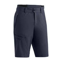 Maier Sports Herren Outdoorhose "Nil Short Loop", blau, Gr. 52, 100% Polyester, Hosen, Herren Shorts, kurze Wanderhose, Outdoorhose 4 Taschen,