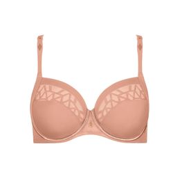 LISCA Damen B&uuml;gel-BH "B&uuml;gel BH Opal", Gr. 80, rosa, T&uuml;ll, Obermaterial: 82% Polyamid PA. 18% Elasthan EL., BHs