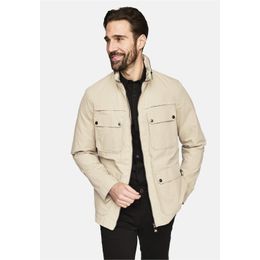 NEW CANADIAN Herren Outdoorjacke "Cotton-Mix", beige, Gr. 58, unifarben, 70% Baumwolle, 30% Polyamid, Jacken, mit wind- und wasserabweisender Funktion