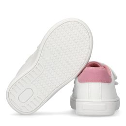 Tommy Hilfiger M&auml;dchen Sneaker, Gr. 27, rosa, Synthetik, Schuhe, Klettschuh, Freizeitschuh mit Logoverzierung