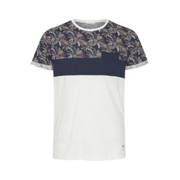 !Solid SOLID Herren Rundhalsshirt "Rundhalsshirt SDFlorian", blau, Gr. M, Obermaterial: 100% Baumwolle CO., Shirts