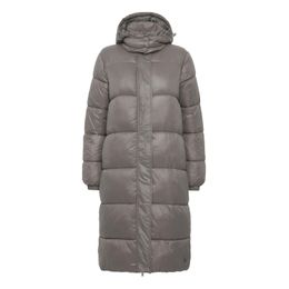 oxmo Damen Schneejacke "Steppmantel OXAbby", grau, Gr. 34, Obermaterial: 100% Nylon NY., M&auml;ntel