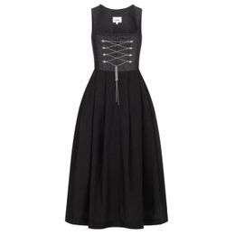 N&uuml;bler N&Uuml;BLER Damen Dirndl "Dirndl lang Frau Wirtin", schwarz, Gr. 48, Obermaterial: 100% Viskose CV., Kleider