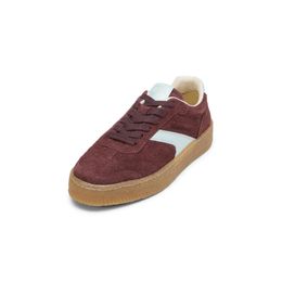 Marc O'Polo MARC O'POLO Damen Sneaker "aus softem Veloursleder", Gr. 37, lila, Obermaterial: 100% Leder (Rind), unifarben, Schuhe
