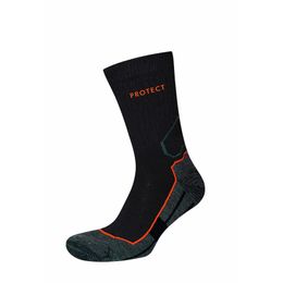 H.I.S. H.I.S Herren Arbeitssocken "Funktionssocken Wandersocken, Herren Socken", Gr. 39, schwarz, Baumwolle, Elasthan, Polyacryl, Polyamid, Polyester,