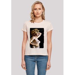 T-Shirt F4NT4STIC "Madonna Live At Wembley 1990 By Stephen Wright", Damen, Gr. L, pink, Obermaterial: 100% Baumwolle, oversize, Rundhals, ohne B&uuml;ndchen, Shirts T-Shirt, Premium Qualit&auml;t