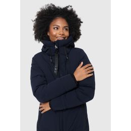 Marikoo Damen Winterjacke "Benikoo", blau, Gr. M, Obermaterial: 92% Nylon, 8% Elasthan. Futter: 100% Polyester. Wattierung: 100% Polyester.