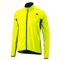 Gonso Herren Fahrradjacke "Serru", gelb, Gr. S, 100% Polyester, Jacken, leichte Herren Windjacke, lockerer Windbreaker, Radjacke