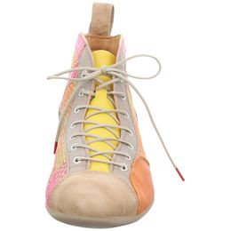 Think! THINK Damen Schn&uuml;rstiefelette "Think Stiefelette Nappaleder", Gr. 37,5, rosa, Nappaleder, Schuhe