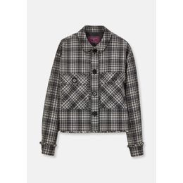 Madeleine Mode MADELEINE Damen Kurzblazer "Blazer Kurzer Karoblazer", gr&uuml;n, Gr. 36, Obermaterial: 62% Lyocell CLY. 33% Baumwolle CO. 5% Wolle WO., Blazer