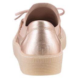 Gabor Damen Slip-On Sneaker, Gr. 42, rosa, Textil, Ziegenleder, metallic, Schuhe, Slipper, Schlupfschuh, Plateausneaker mit Best Fitting-Ausstattung