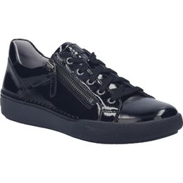 Josef Seibel Damen Sneaker "Claire 13, black-black", Gr. 36, schwarz, Obermaterial: 100% Rindsleder Leather cow., Schuhe